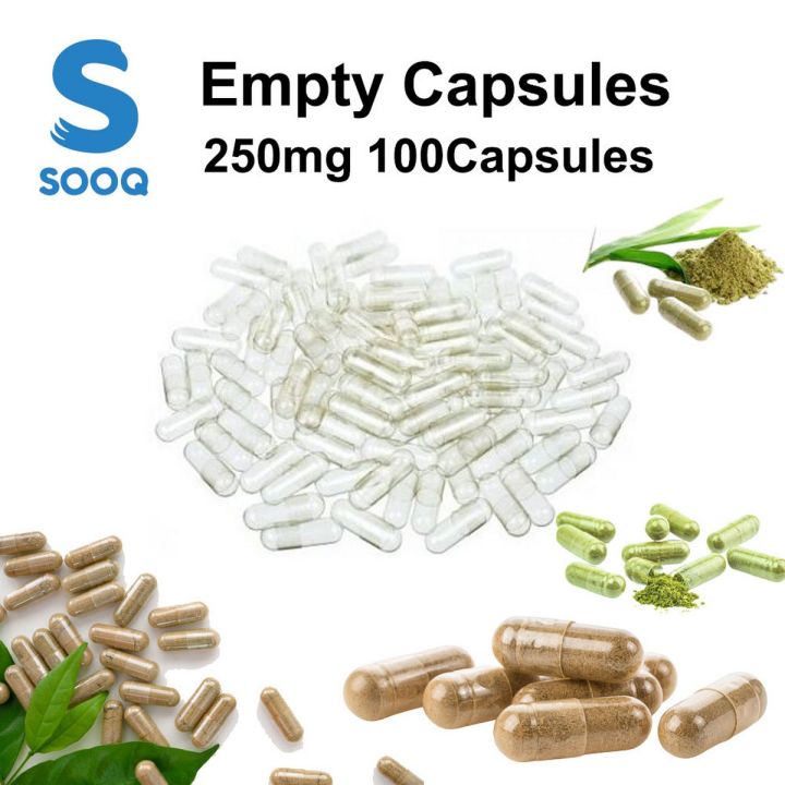 Empty Capsule Shells Powder & Herb Filling 250mg 100 pcs | Daraz.pk