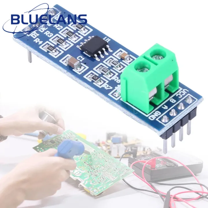Ttl to Rs-485 Converter Module High-speed Max485 Rs-485 Ttl to Rs485 ...