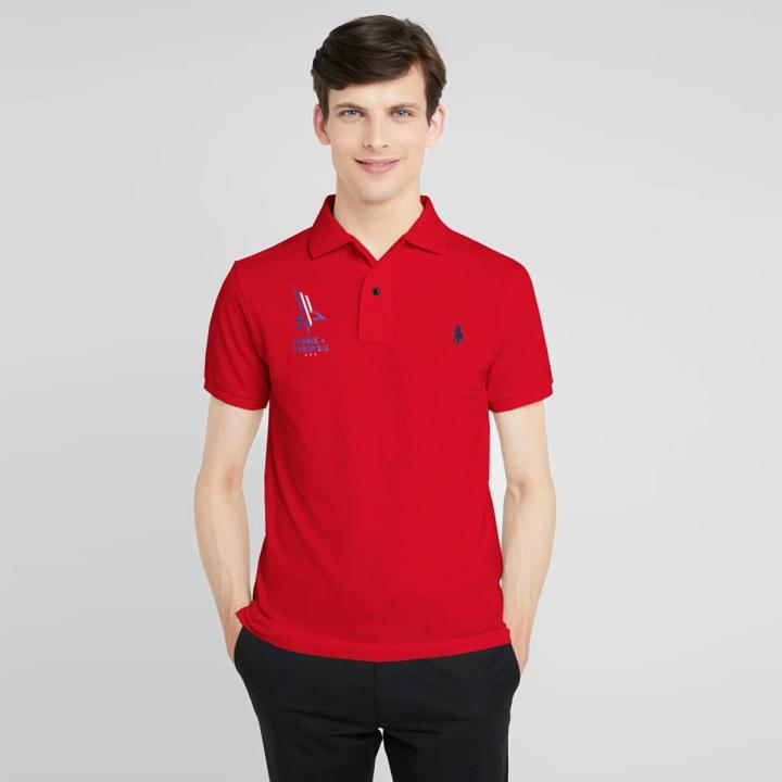 Red polo shirts premium polo T shirt for men | Daraz.pk