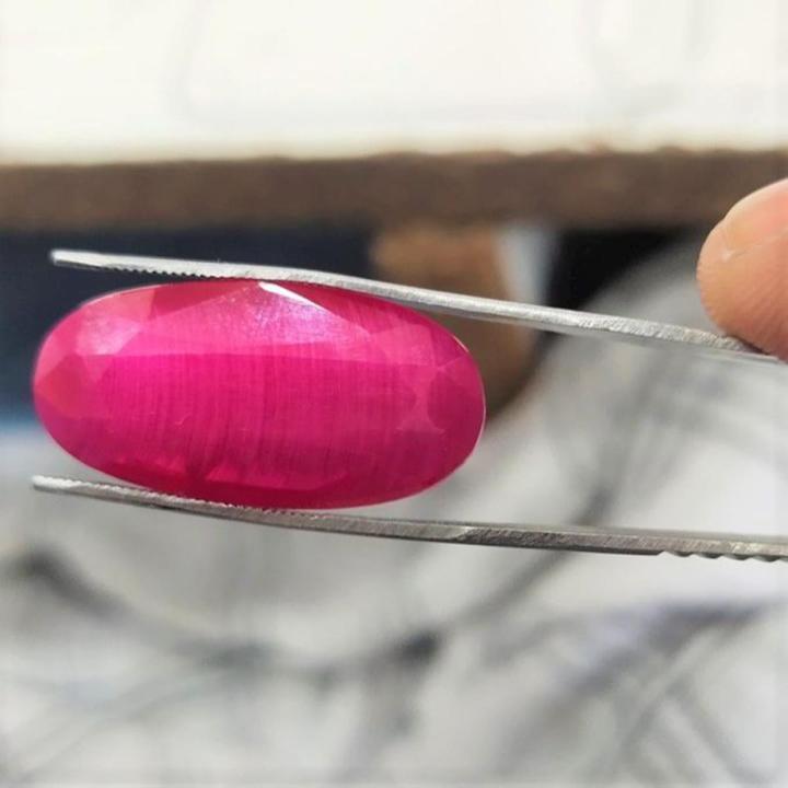 Original Ruby Stone Yaqoot Gum Stone 20.0 (Nag) For Men Ring | Daraz.pk