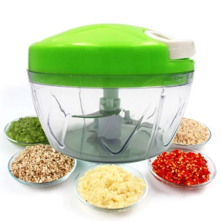 Manual Chopper, Mini Speedy Chopper, Garlic Onion Slicer, Vegetable ...
