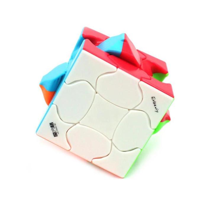 QiYi Fluffy 3x3 Rubiks Cube QiYi Fluffy SpeedCube stickerless Magic ...