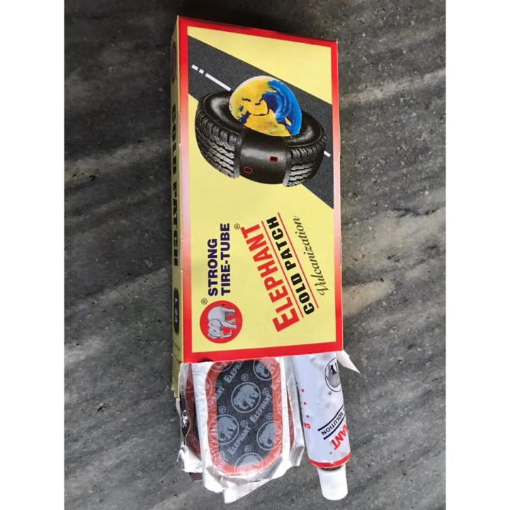 Elephant Cold Patch Puncture for motorcycle bicycle tyre tube | Daraz.pk