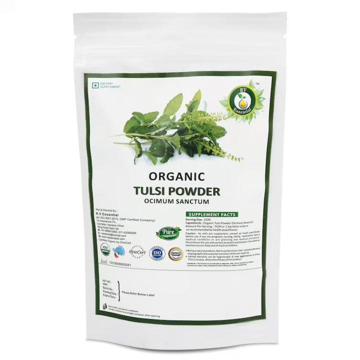 Organic Tulsi Powder Ocimum Sanctum Tulsi Leaf Powder Holy Basil Powder ...