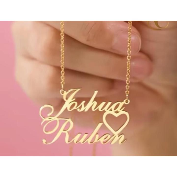 customized name nacklace (locket / pendant) | Daraz.pk