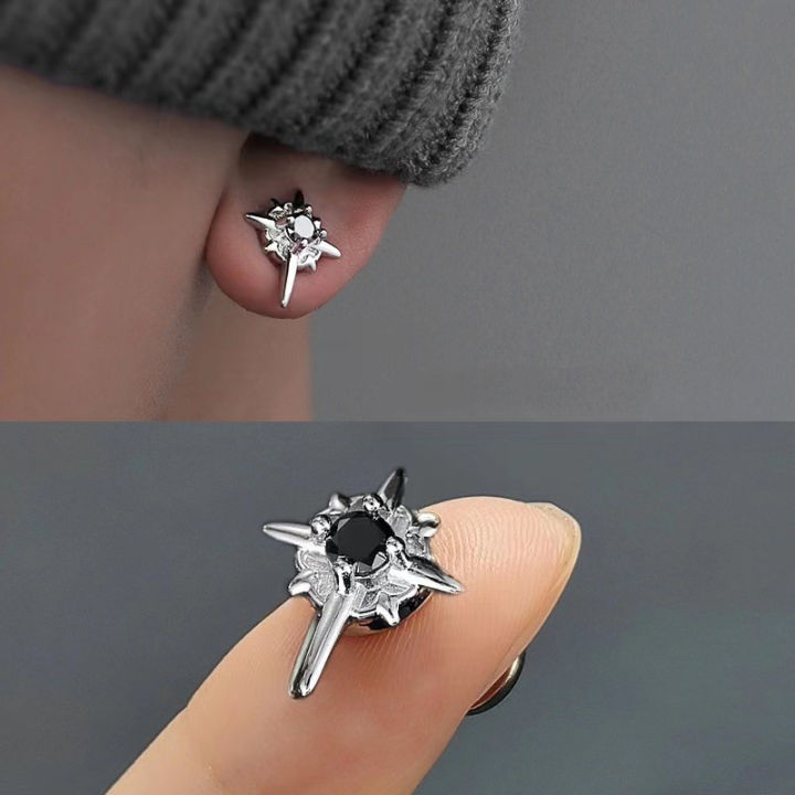 【Low price】1 Pair North tar Magnetic Clip tud Earring Non Piercing ...
