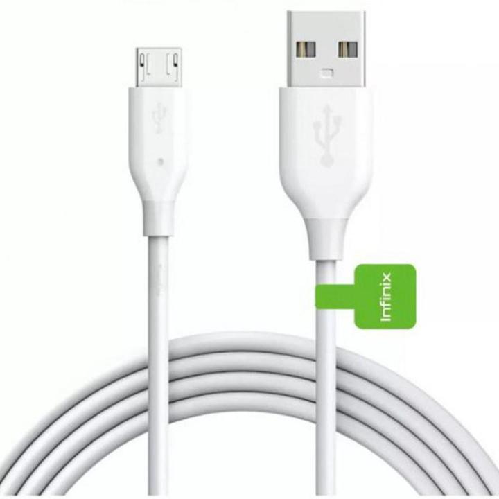 Infinix Charging Cable 1M Fast Charge & Data Transfer Flexible Long ...