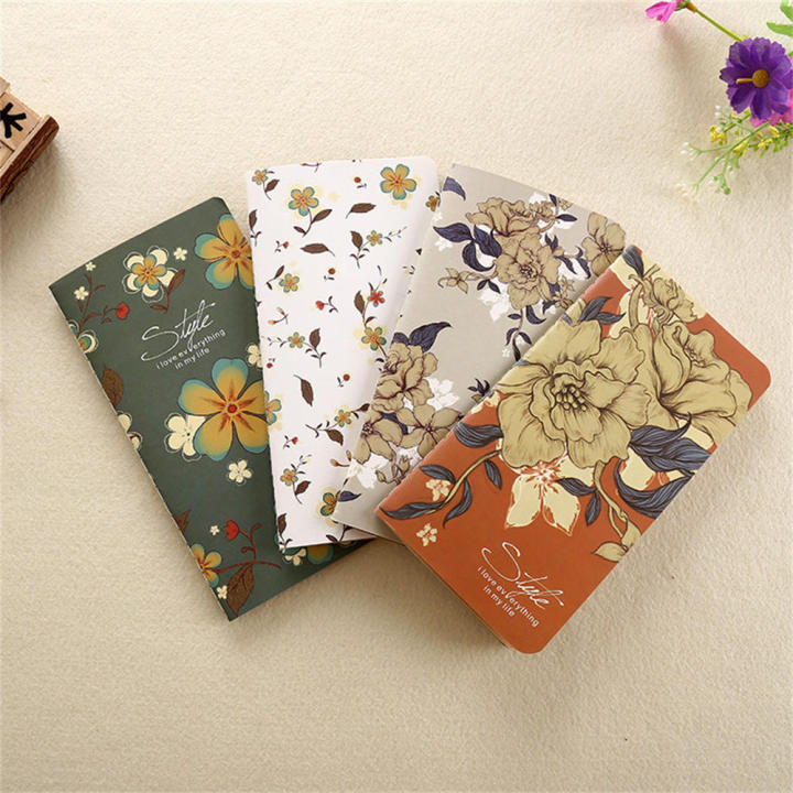 Student Stationery Portable Book Diary Ins Notebook Victorian 48K Car ...