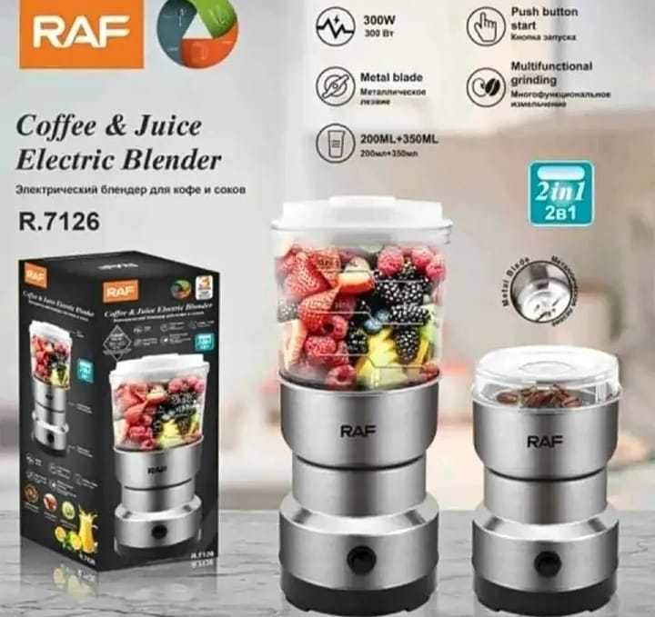 RAF 2 in 1 Original Mini Electric Grinder and Juicer Blender | Coffee Grinder | Coffee And Juice ...