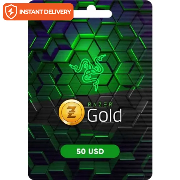 Razer Gold 50$ US Instant Email Delivery of Digital Codes | Daraz.pk