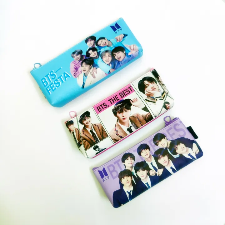 BTS Pouch | BTS Pencil Case | BTS Themed Pencil Pouch Bag | Daraz.pk