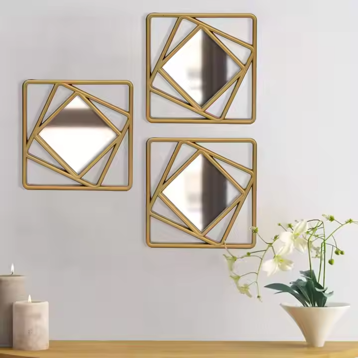 Square Mirror Set For Wall I Mirror For Wall I Mirror Set For Home ...