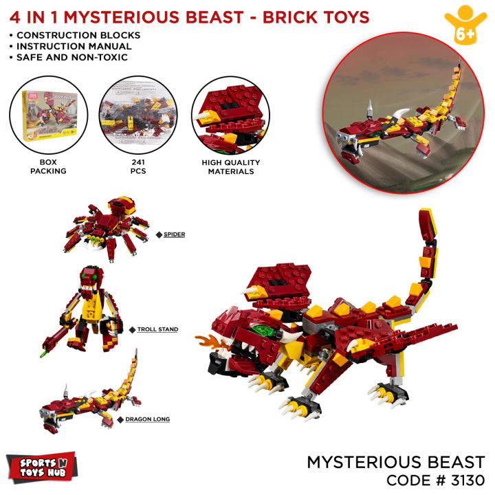Decool Architect Mysterious Beast Building Blocks For Kids Technique ...
