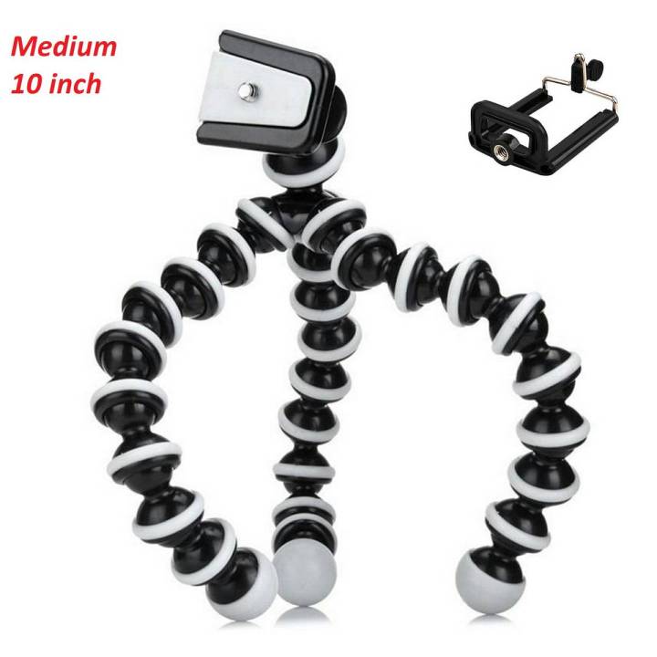 Portable Flexible 10 inch MEDIUM Octopus Stand Gorilla tripod Z-02 for ...