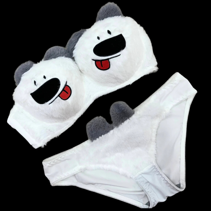 Cartoon Bra & Panty Set for Girls & Women | Cute Cartoon Printed Soft ...