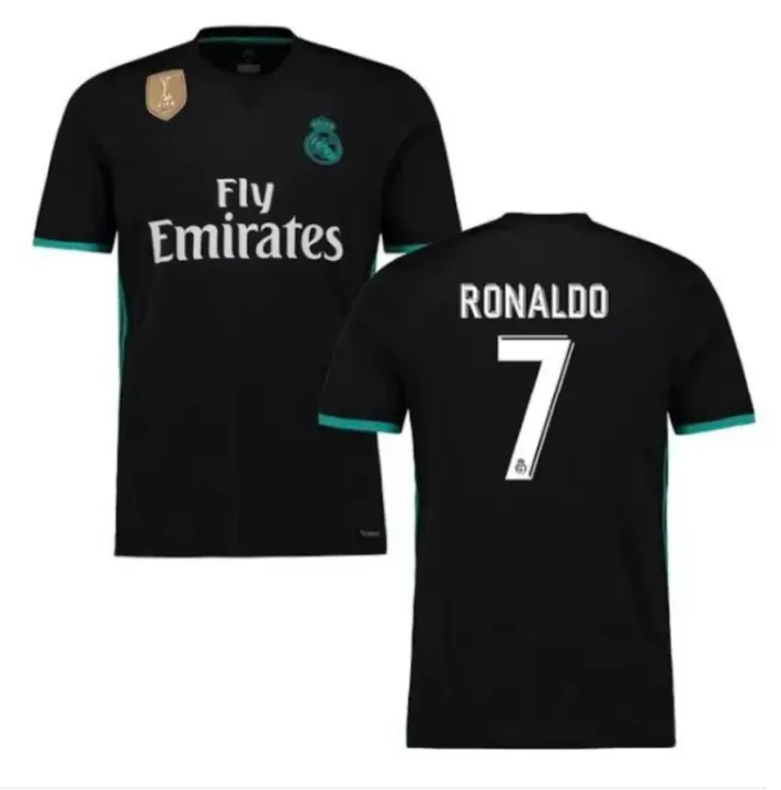 Original Ronaldo Real Madrid black Full Kit for kids - Avaiable | Daraz.pk