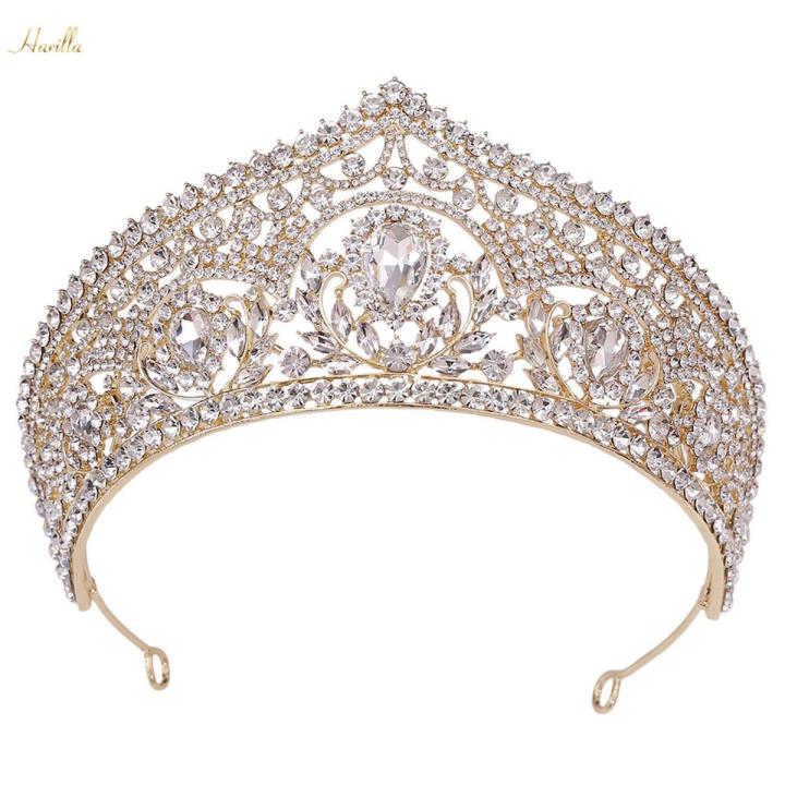 Bridal Crown Headpieces Pageant Headpiece for festival Birthday Aureate ...