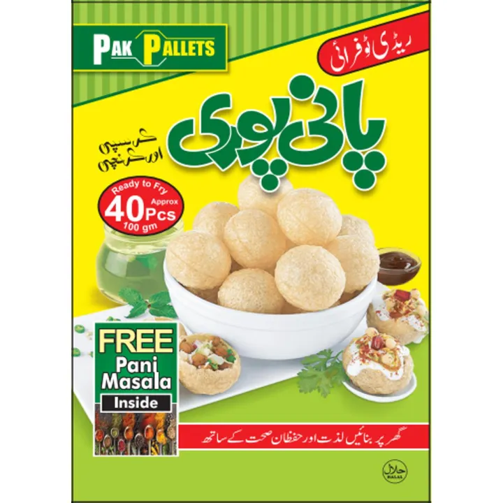 Pani Puri, Ready to fry Pani Puri, Spicy Gol Gappay, Homemade pani ...