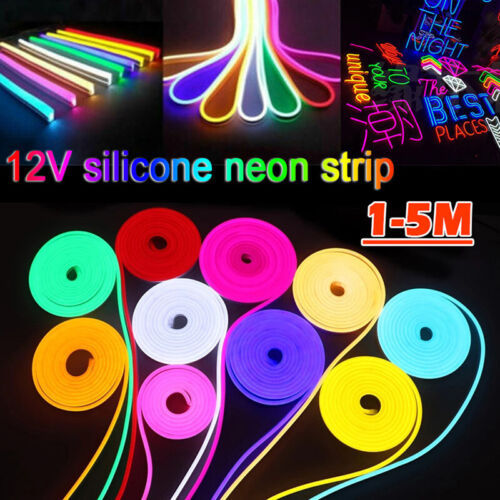 5M LED strip Flexible NEON Rope Light waterproof /LED Neon Lights ...