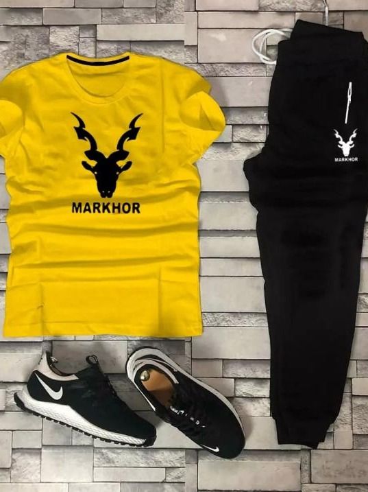 MARKHOR LOGO DESIGN TAG PRINT TRACK SUIT gym wear markhor sticker ...