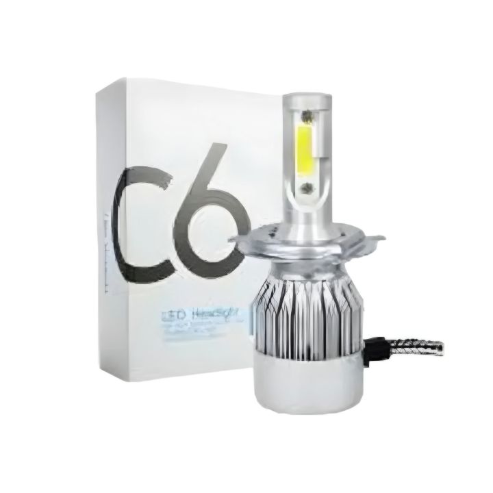 1 Piece C6 Led Headlight For Bike H4 Led Headlight | Daraz.pk