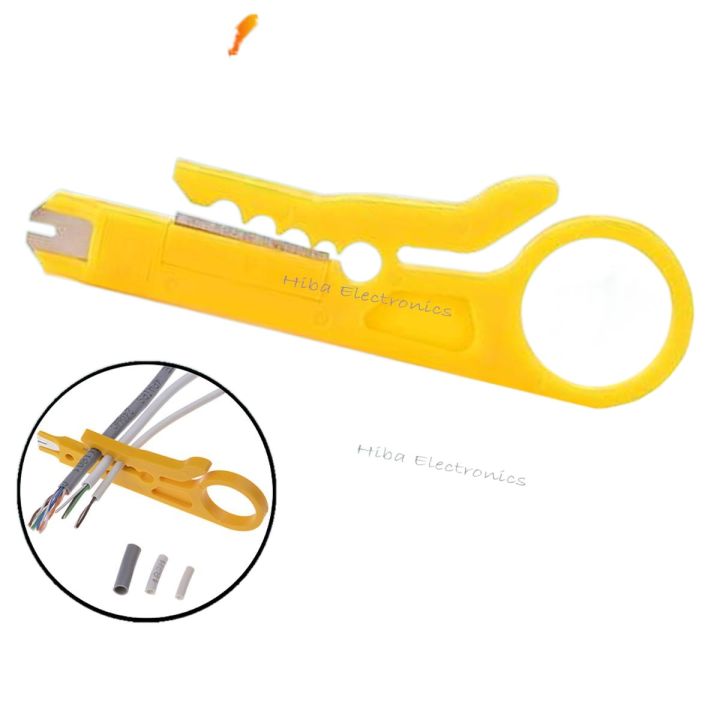 RJ45 Cat5-Wire insulation remover Punch Down Network UTP Cable Cutter ...