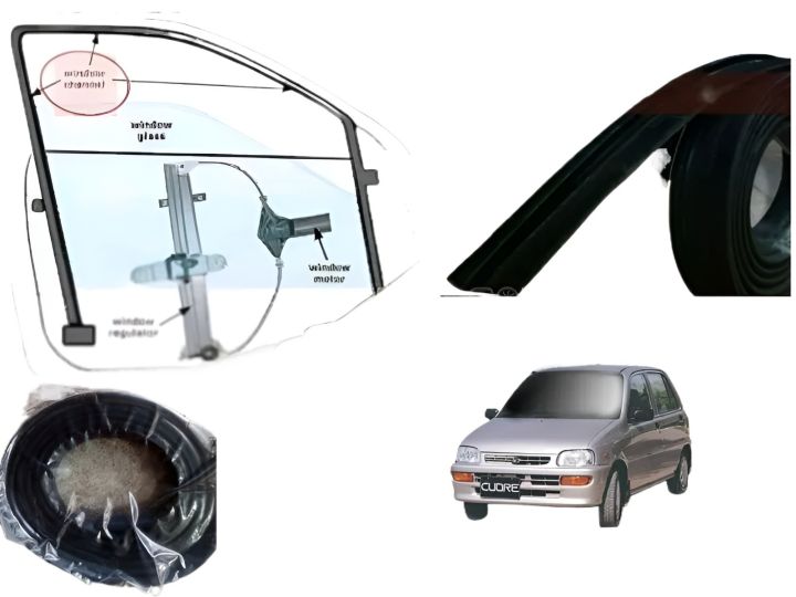 Door Glass Window Channel / Window run channel / Window Rail Rubber ...