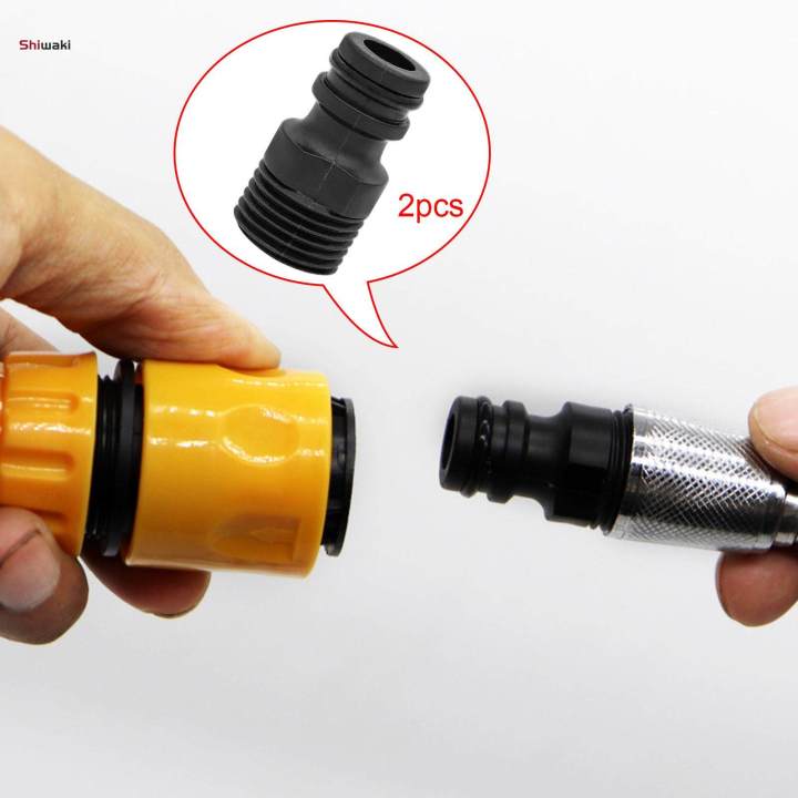 2x Hose Connectors Water Pipe Quick Connector Quick Connect Fittings ...