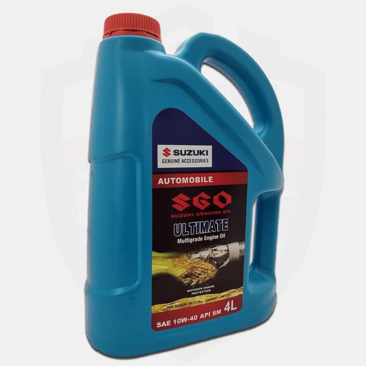 Souzuki_ENGINE OIL ULTIMATE | SAE 10W40 SGO 3 Liter | Daraz.pk