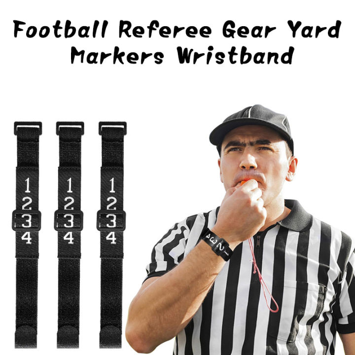 Football Referee Gear Adjustable Numbered Wrist Down Indicators ...