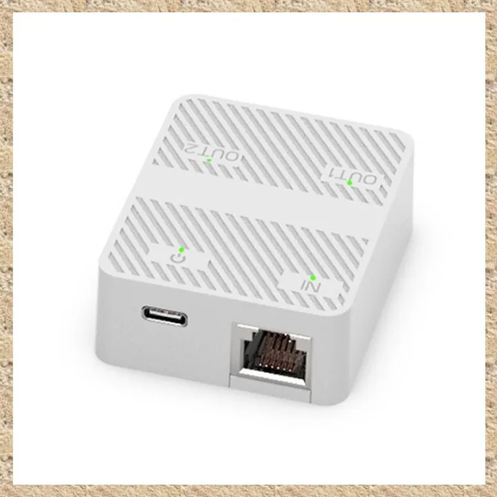 2 Port 100Mbps Network Switch RJ45 Network Cable Splitter Extender ...