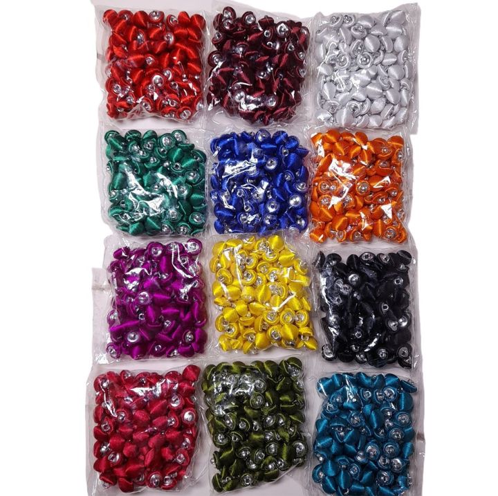 Pack of (100 pc) fabric buttons fabrics button for clothes , fancy ...