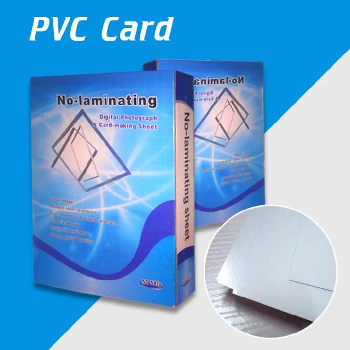 PVC I.D CARD 50 SHEETS ORIGINAL MATERIAL - A4 SIZE | Daraz.pk