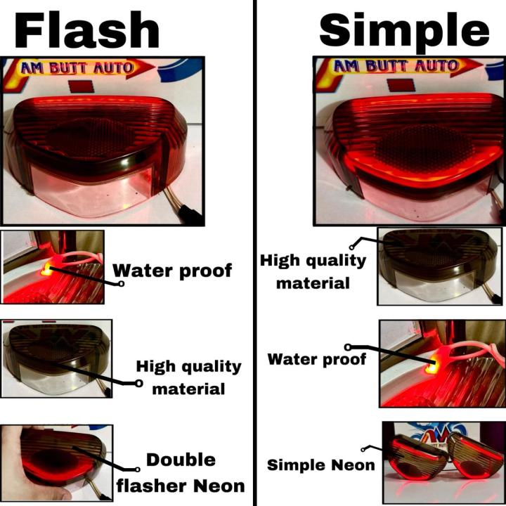 CD70 (CD 70) Neon Tail Light Cover LED Lens | Back Light/Tail Lamp ...