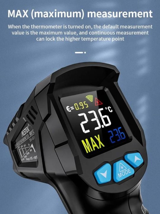 Industrial Digital Infrared Thermometer Handheld Infrared LCD ...