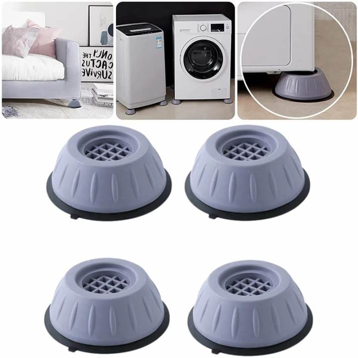 Washing Machine Anti Vibration Feet Pad Rubber Refrigerator Furniture ...