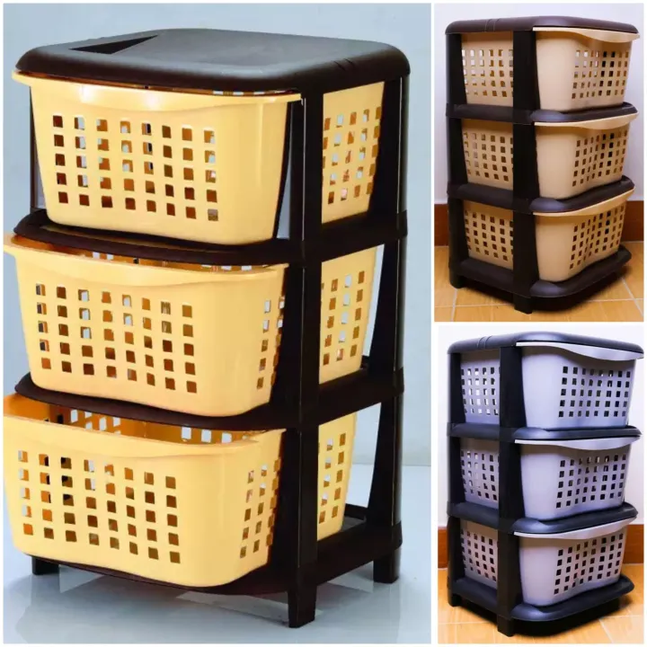 3 Step Fiber Storage Vegetables Drawers - Plastic | Daraz.pk