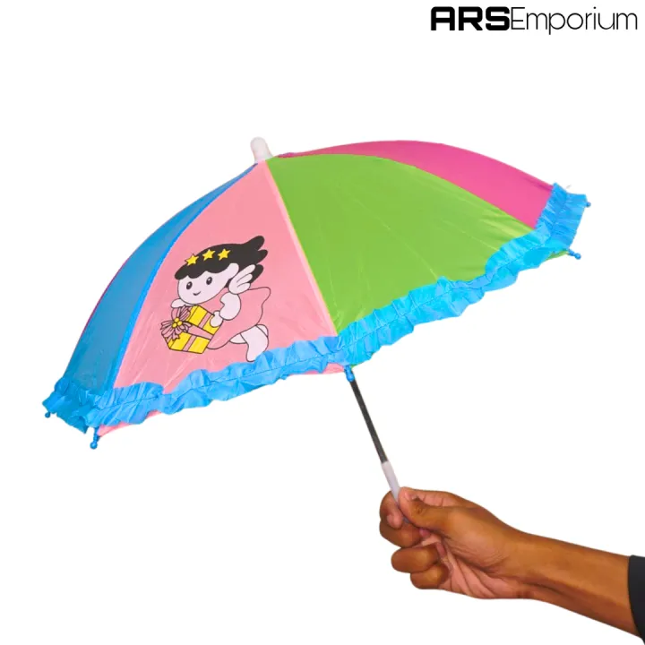 Colorful Kids Umbrella with Fun Designs - Waterproof & Durable | Daraz.pk