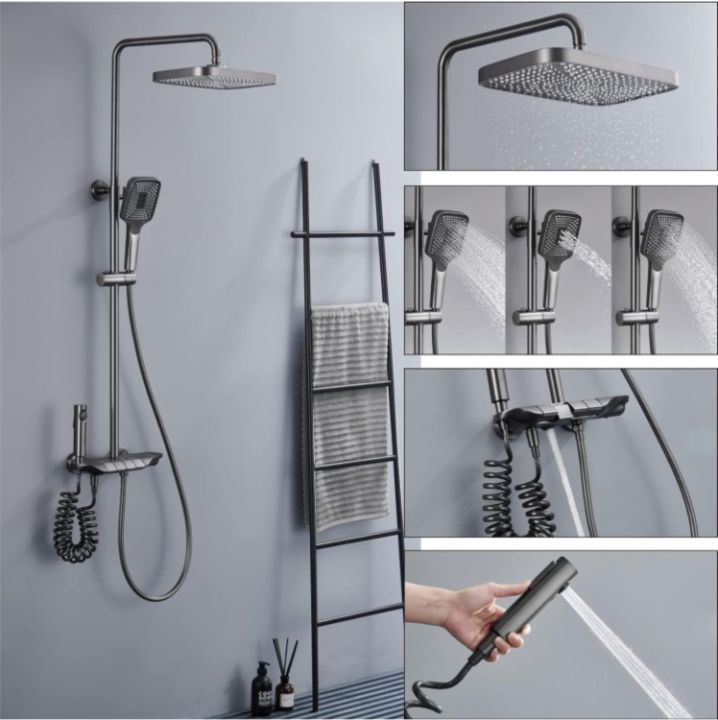 "Piano Bathroom Fittings Set – Includes Basin Mixer Tap, Wall-Mounted ...