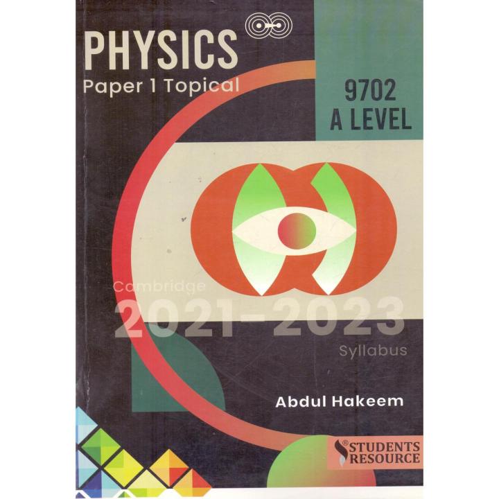 Physics 9702 Paper 1 Topical for A Level 2021-2023 | Daraz.pk