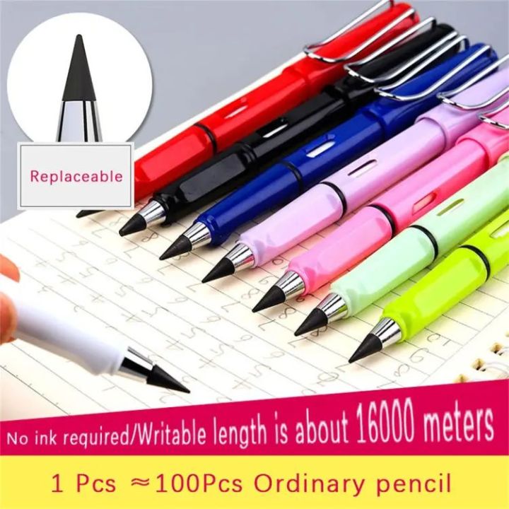 Everlasting Inkless Magic Pencil, Portable Reusable Erasable Infinite ...