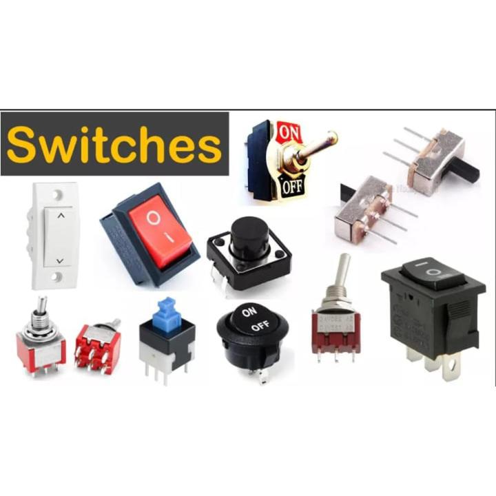 Electronic Circuit Combo Mini Switch Micro Switch Slide, Push, and ...