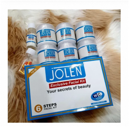 Jolen Exclusive Facial Kit | Complete Skin Brightening Treatment | 6 ...