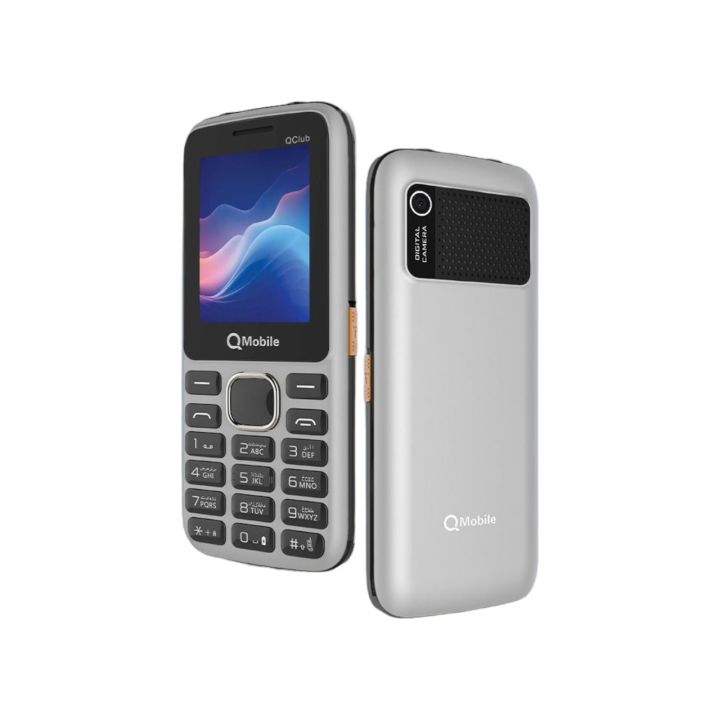 Qmobile QClub - 2.4 Inch Display - 3000mAH battery - Dual Sim - PTA Approved - Wireless FM Radio ...