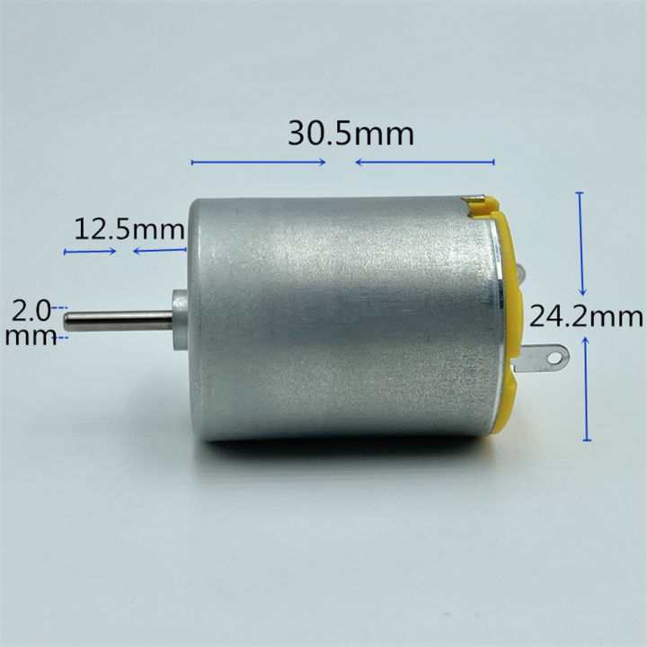 Mini 280 High Speed Dc Motor Dc 3v 5v 9v 12v 15600rpm Large Torque ...