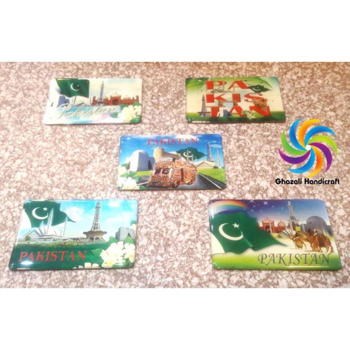 Fridge Magnets Pakistani Monuments . Pakistani souvenirs ( set of 5 ...