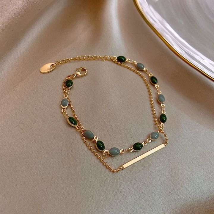 [Everyone says it looks good] French Retro Double Layer Bracelet for ...