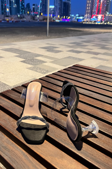ELEGANCIA - Women Transparent Heels Spark | Daraz.pk