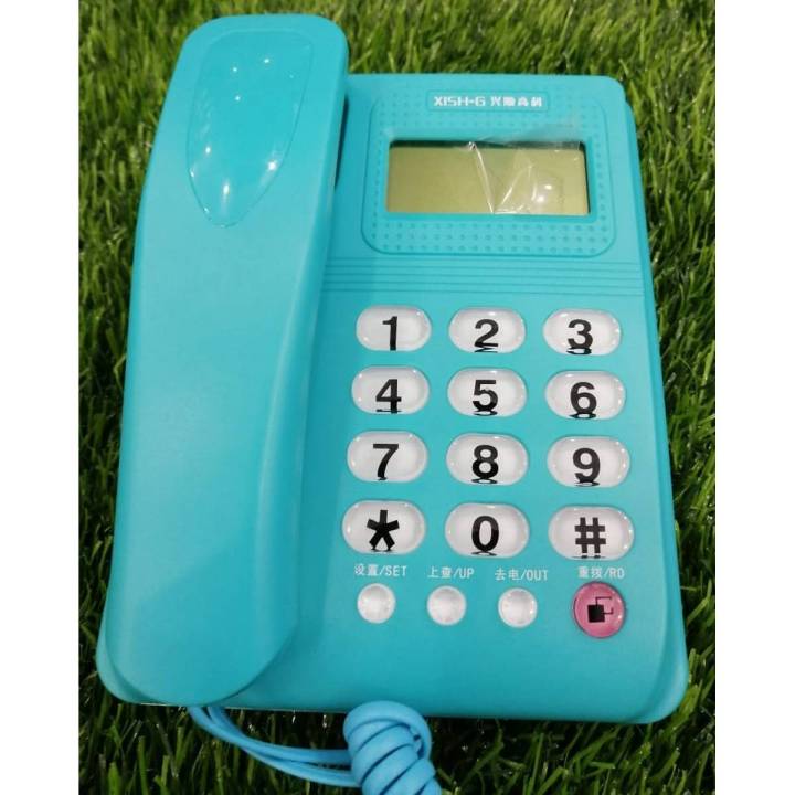 Wall Mountable Telephone Set With Caller ID CLI Direct Plug & Play Landline Handset | Daraz.pk