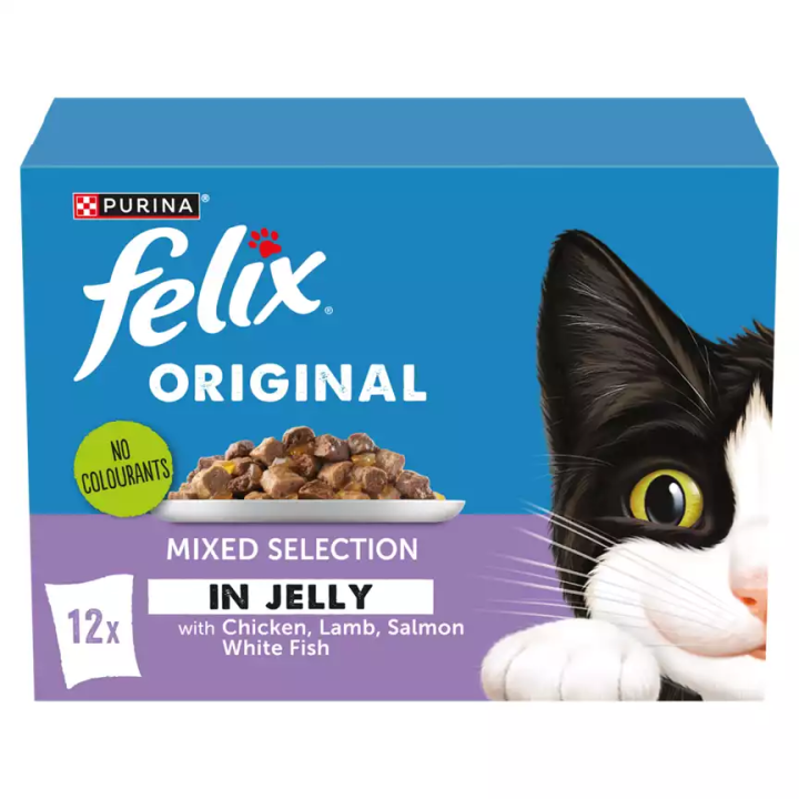 Felix Original Mixed Selection in Jelly 12 Pouch Pack - 12 x 85G | Daraz.pk
